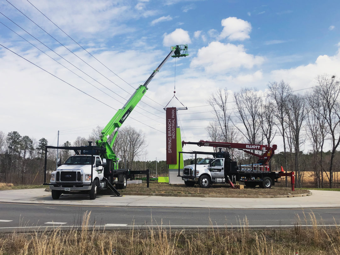 Case Study: Solar Powered Sign for Spring Branch Industrial Park in ...