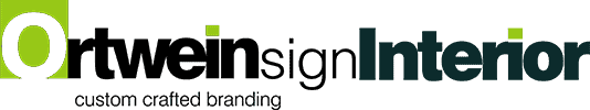 Ortwein Signs : Interior Signs